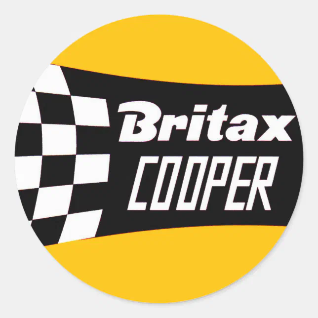 Britax Mini Cooper Sticker | Zazzle