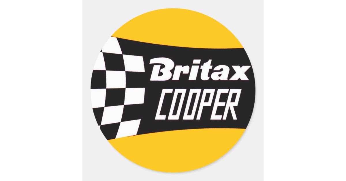 Britax Mini Cooper Sticker | Zazzle