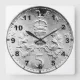"British 5p Coin" design wall clocks | Zazzle