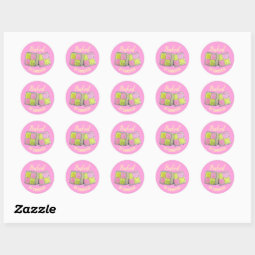 British Battenberg Marzipan Sponge Cake Bakery Classic Round Sticker ...