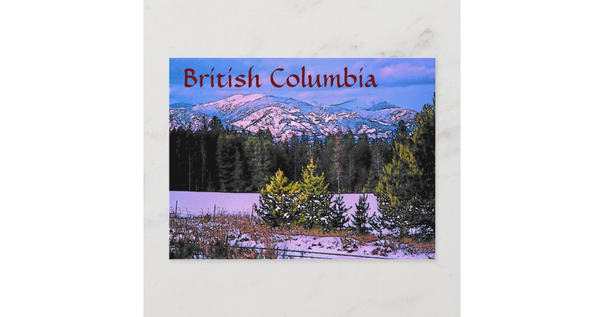 British Columbia Postcard | Zazzle