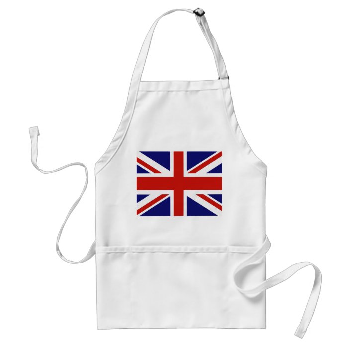 British flag adult apron | Zazzle.com