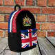 British Flag backpack, United Kingdom, black Printed Backpack | Zazzle