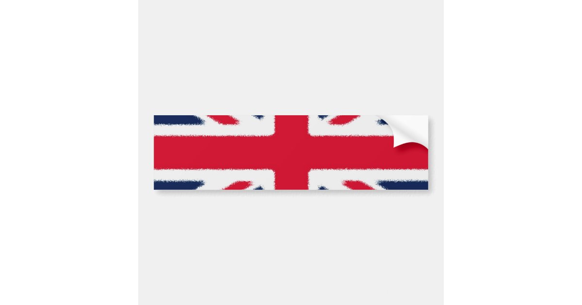 British Flag Bumper Sticker | Zazzle
