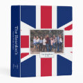 British Flag Family Photo Album Mini Binder | Zazzle