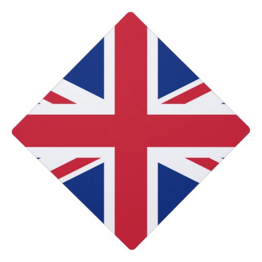 British flag graduation cap topper | Zazzle