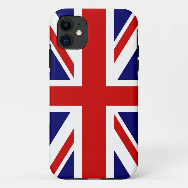 British flag iPhone case | Union Jack design | Zazzle