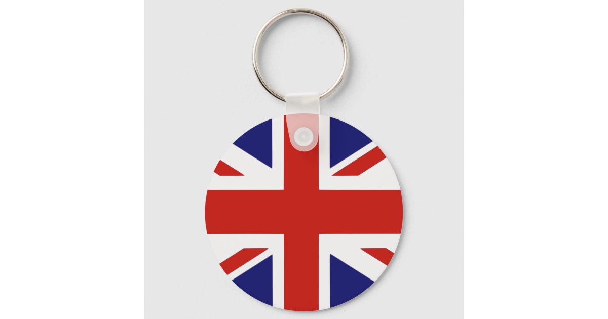 British flag keychain | Zazzle
