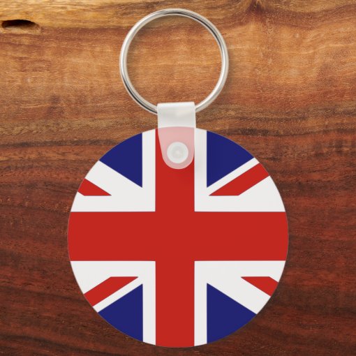 British flag keychain | Zazzle