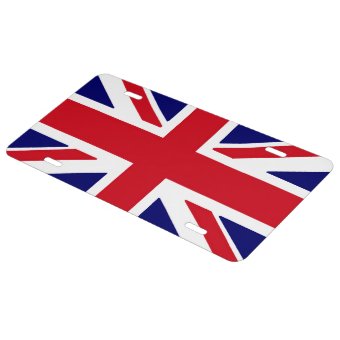 "British Flag" License Plate | Zazzle