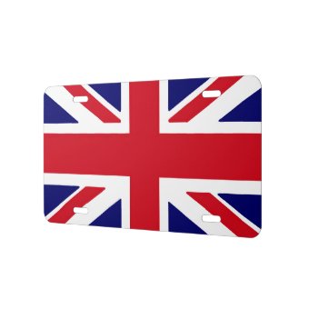 "British Flag" License Plate | Zazzle