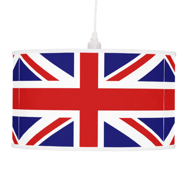 British flag pendant lamps | Union Jack design | Zazzle