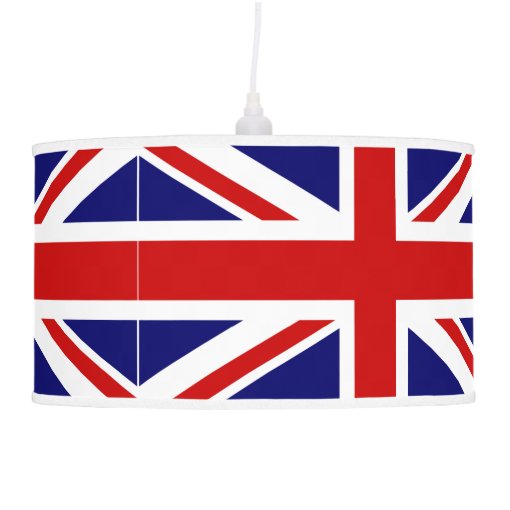 British flag pendant lamps | Union Jack design | Zazzle