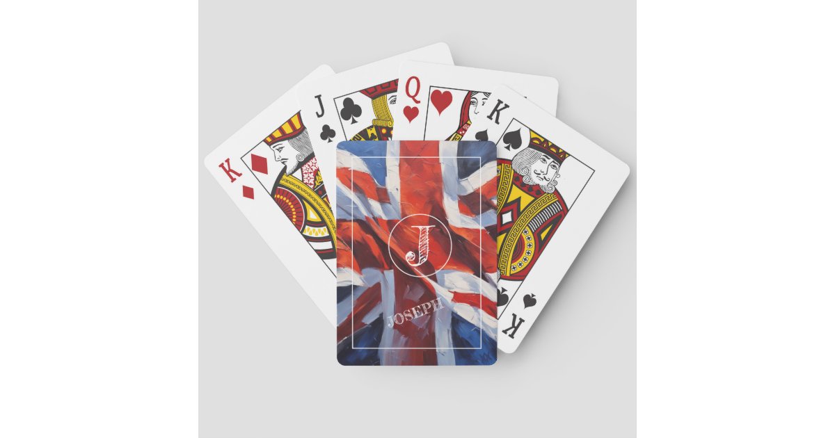 British Flag Poker Cards | Zazzle