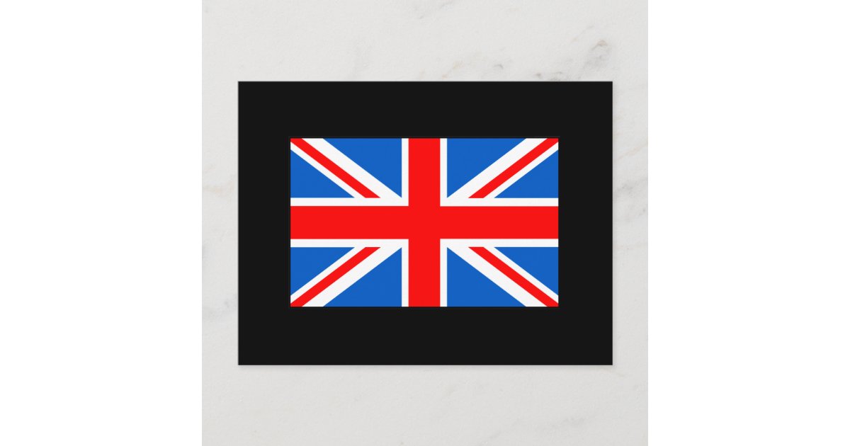 British Flag T-shirts and Gifts Postcard | Zazzle