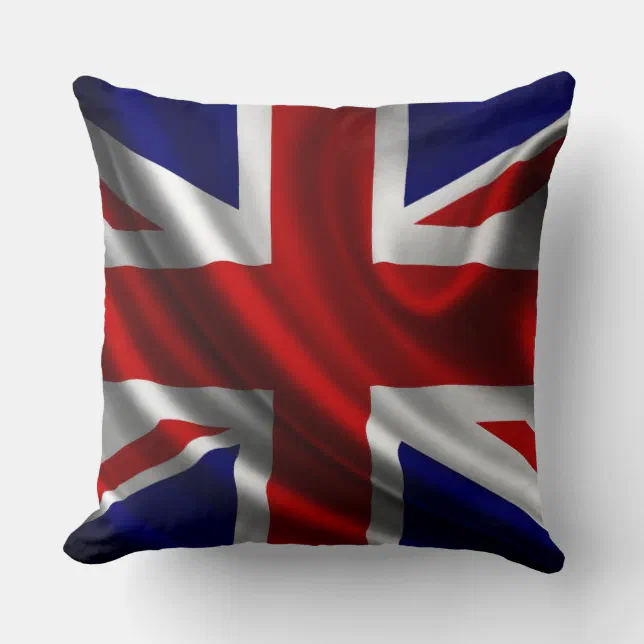 British Flag Throw Pillow | Zazzle