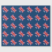 British flag wrapping paper | Union Jack design | Zazzle