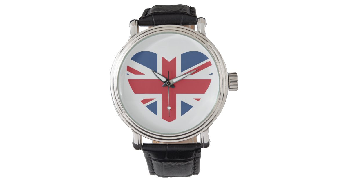 British Heart Watch - Union Jack Flag | Zazzle
