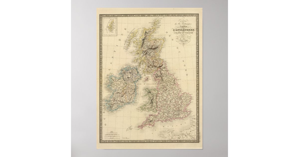British Isles 2 Poster | Zazzle