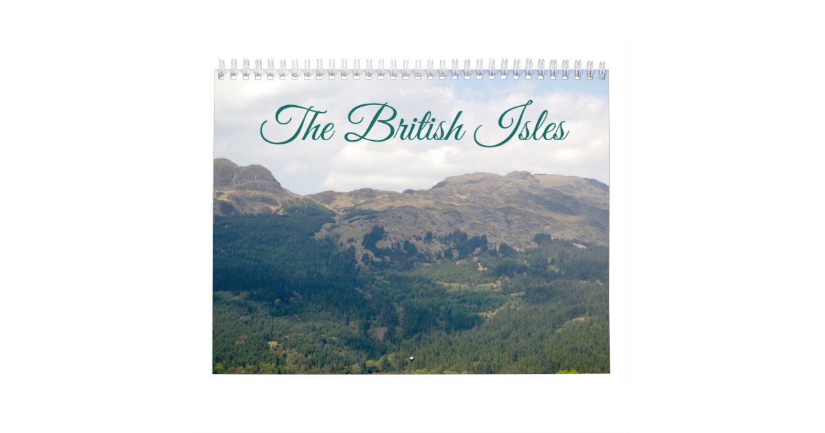 British Isles Calendar | Zazzle