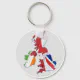 BRITISH ISLES MAP AND FLAGS KEY RING | Zazzle