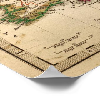 British Isles Map Poster | Zazzle