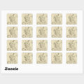 British Isles outline map Square Sticker | Zazzle