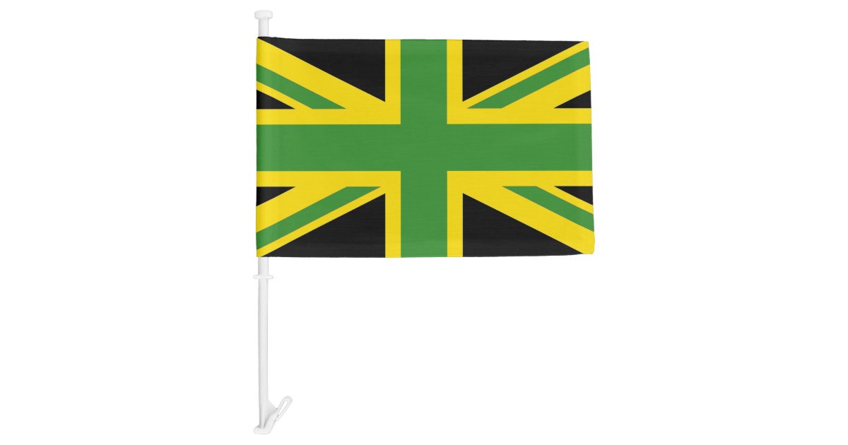 British - Jamaican Union Jack Flag | Zazzle