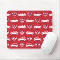 British Mini Cooper Hearts - Red Mouse Pad | Zazzle