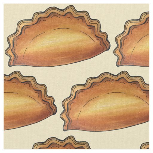 British Pasty Meat Pie Savoury Pastry UK Food Fabric | Zazzle