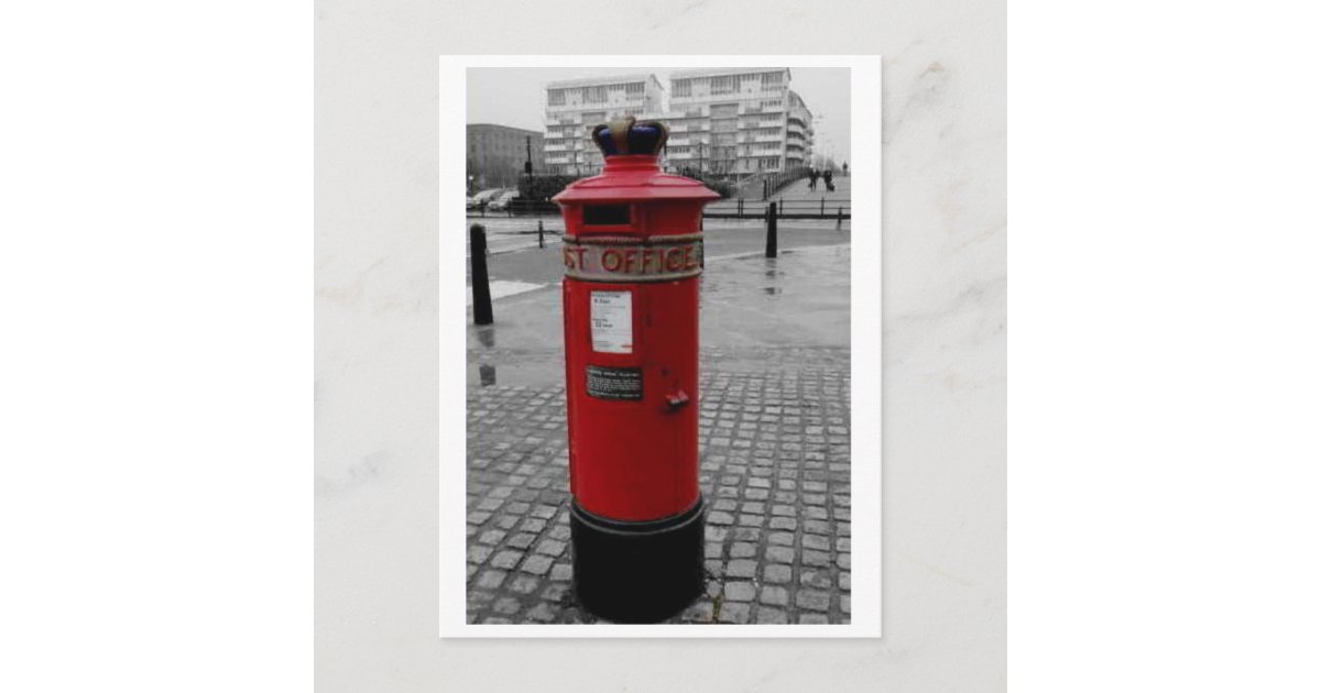 British Pillar box - Liverpool Special 1853 Postcard | Zazzle