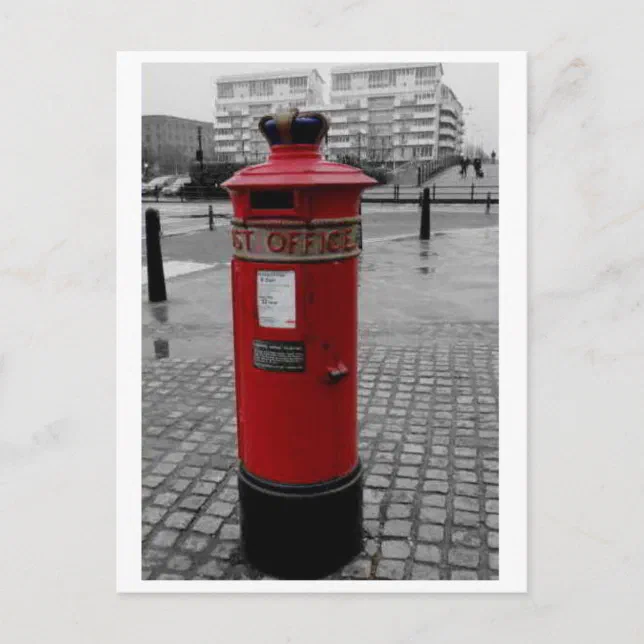 British Pillar box - Liverpool Special 1853 Postcard | Zazzle