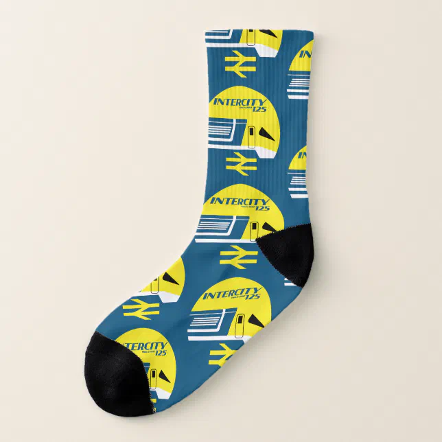 British Rail Intercity Classic Train Enthusiast Socks | Zazzle