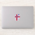 British Raised Fist Sticker | Zazzle