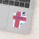 British Raised Fist Sticker | Zazzle
