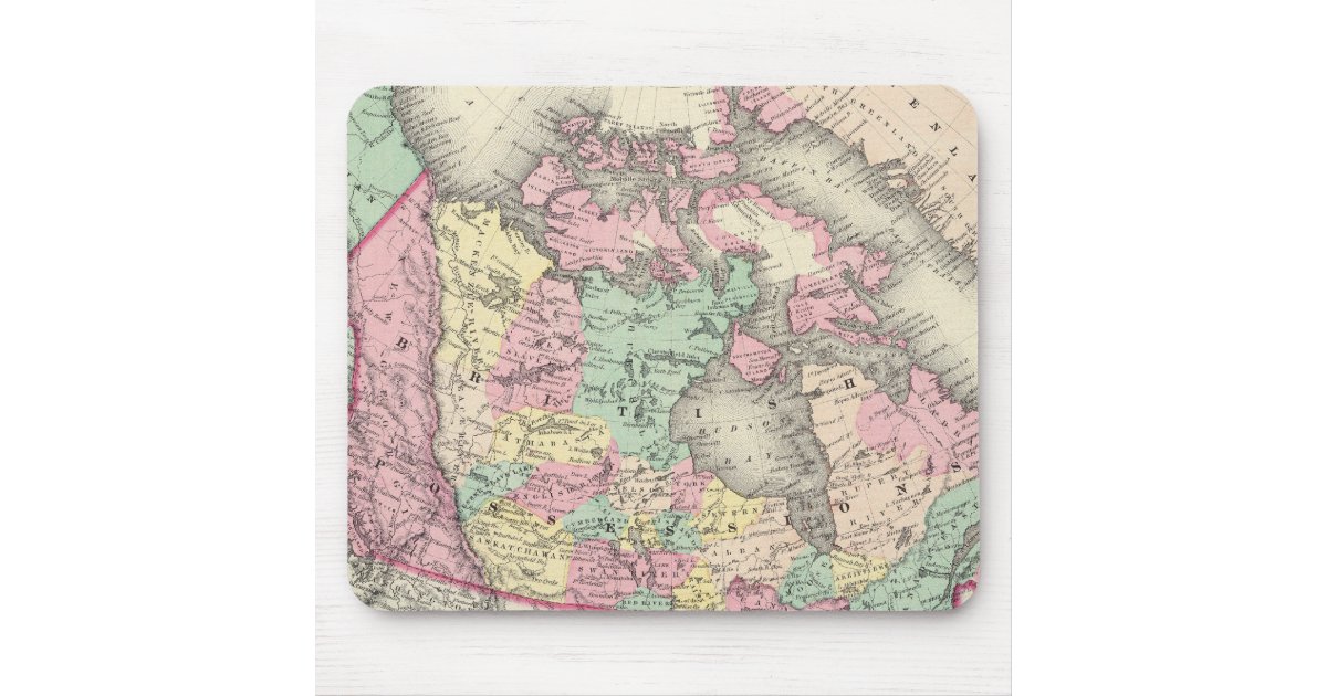 British, Russian & Danish Possessions Mouse Pad | Zazzle
