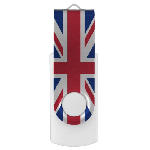 British UK United Kingdom Union Jack Flag USB Flash Drive | Zazzle