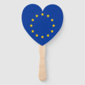 British Union Jack and EU European Union flag Hand Fan | Zazzle