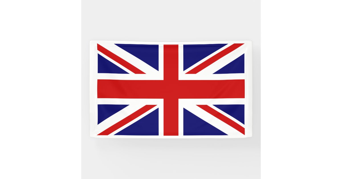 British Union Jack flag banner | Zazzle