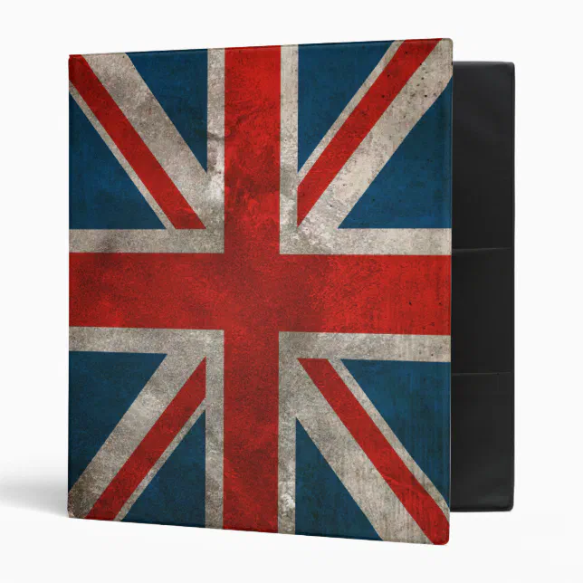 British Union Jack Flag Binder | Zazzle