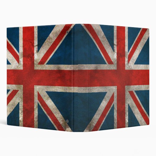 British Union Jack Flag Binder | Zazzle