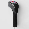 British Union Jack flag custom driver Golf Head Cover | Zazzle