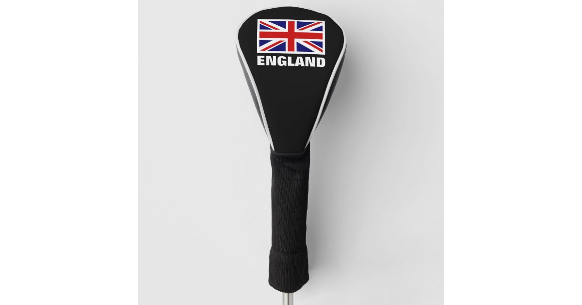 British Union Jack flag custom driver Golf Head Cover | Zazzle