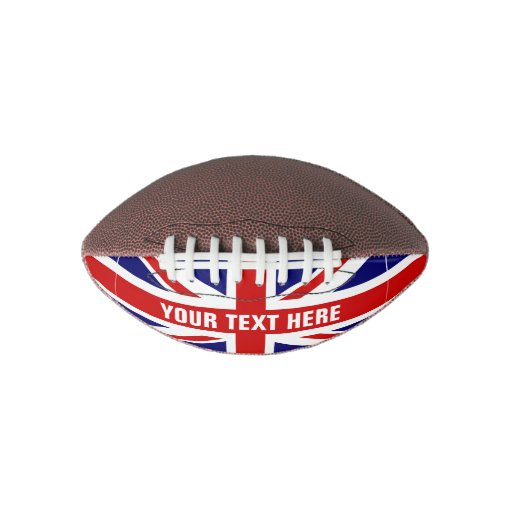 British Union Jack flag custom printed Football | Zazzle