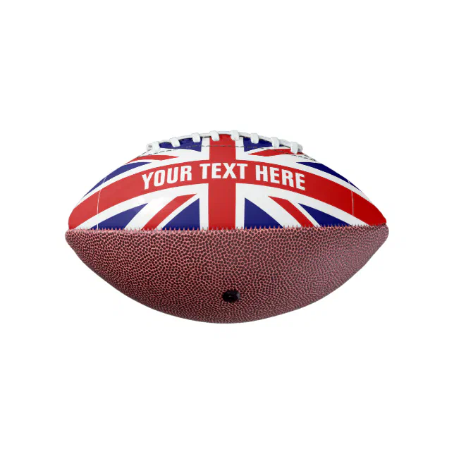 British Union Jack flag custom printed Football | Zazzle