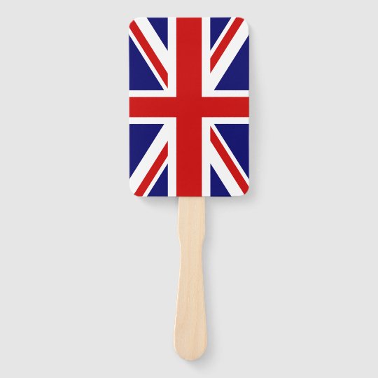 British Union Jack flag English pride wedding Hand Fan | Zazzle.com