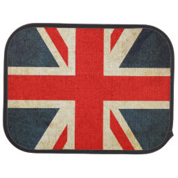 British Union Jack Posh Car Mats | Zazzle