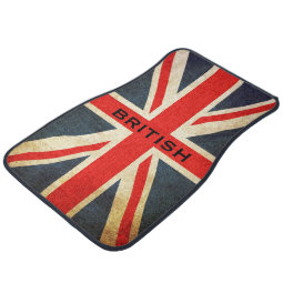 British Union Jack Posh Car Mats | Zazzle