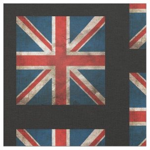 Union Jack Fabric | Zazzle