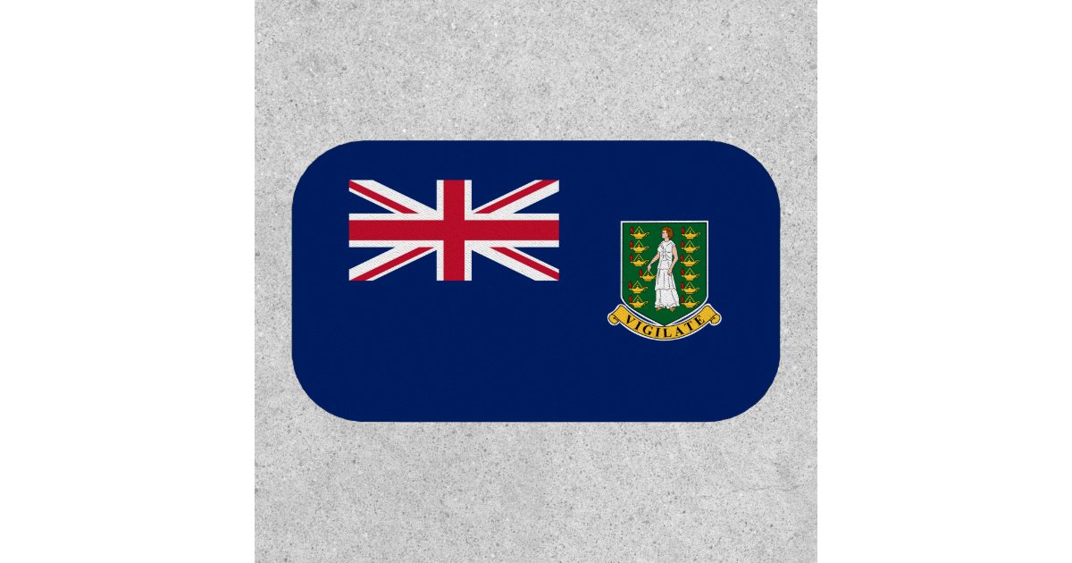 British Virgin Islands Flag Patch | Zazzle